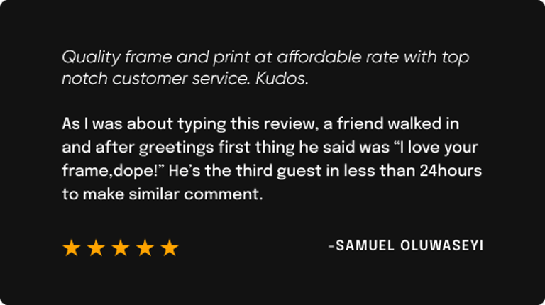 Custom Picture Framing in Nigeria – Preserve Your Art with Framegidi